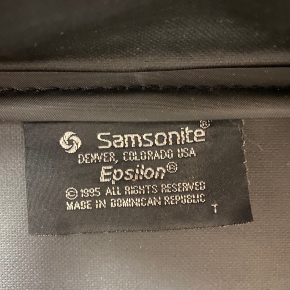 Samsonite | Bags | Vintage 995 Samsonite Epsilon Carry On Briefcase ...